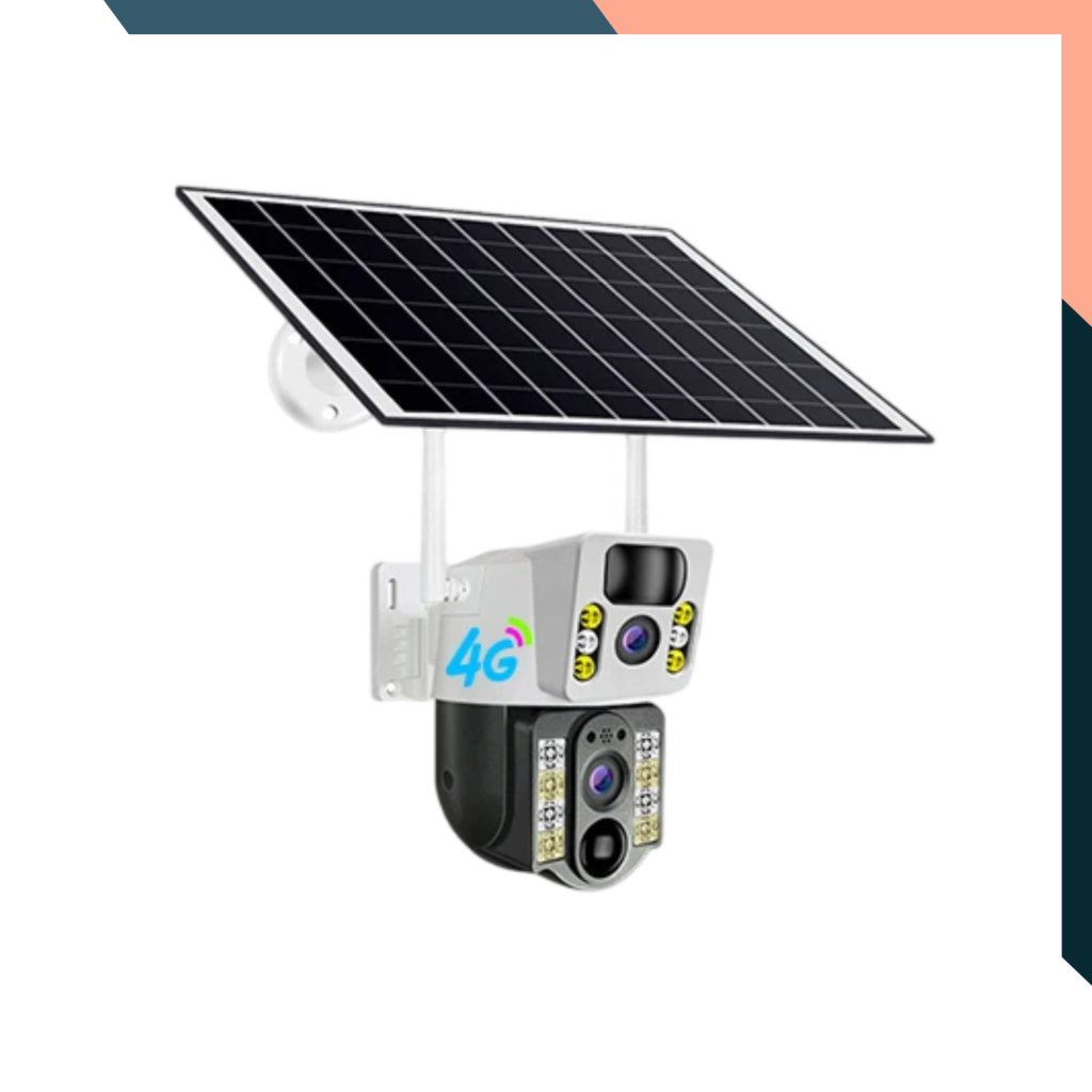 Wireless Solar Security Camera – 4K x8MP, 4G SIM, Dual Lens, WiFi IP ...
