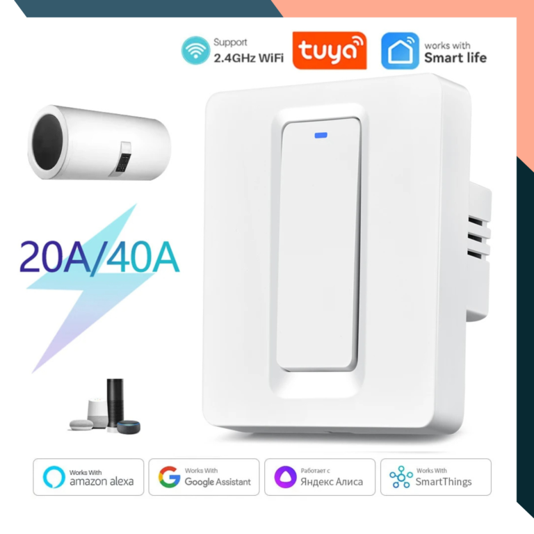 WiFi Smart Switch 20A 40A Boiler Water Heater Timer Tuya Alexa » PYC online