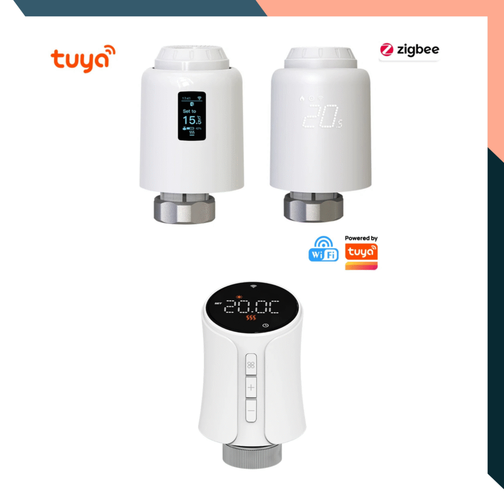 WiFi Smart Radiator Valve TRV Heating Thermostat Alexa Google Home ...